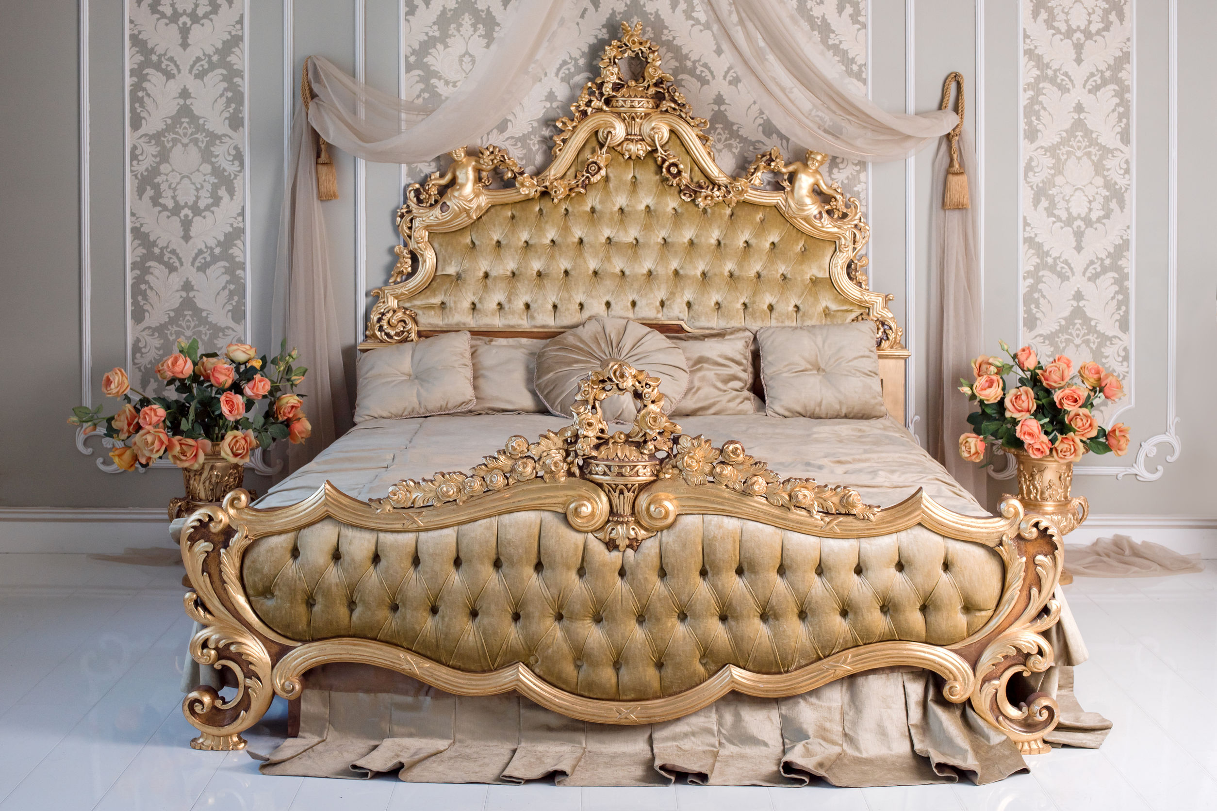 Beds of the rich and famous. How the other half sleep.
